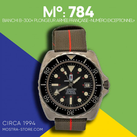 Pre-owned Bianchi B 300 Armee De Terre 1994 Luminova Combat