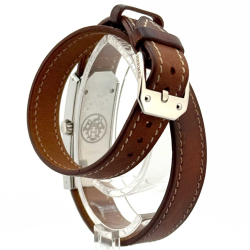 Hermes Kelly 2 ref KT1.210 Double Tour Brown Strap Pre-Owned 2008