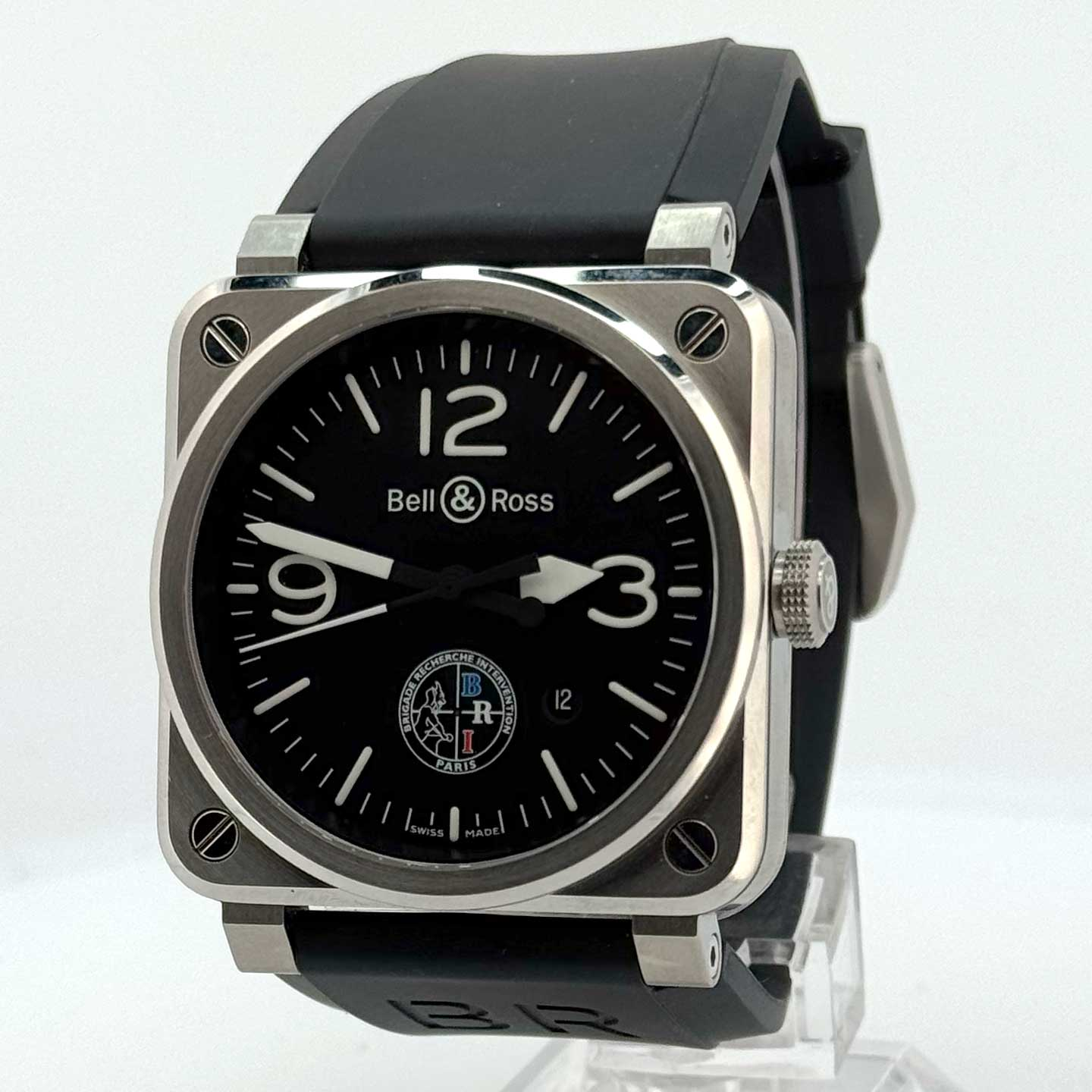 Bell & Ross BR03 “BRI Paris” police swat team Full Set 2017